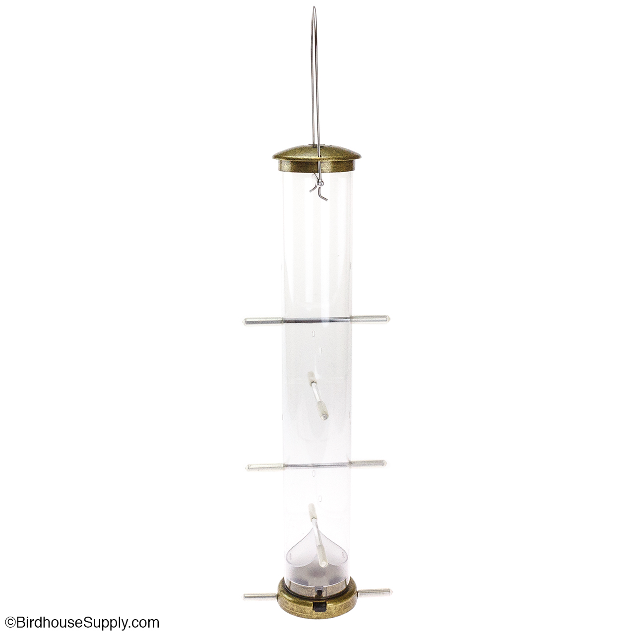 Aspects Thistle Tube Large Antique Brass