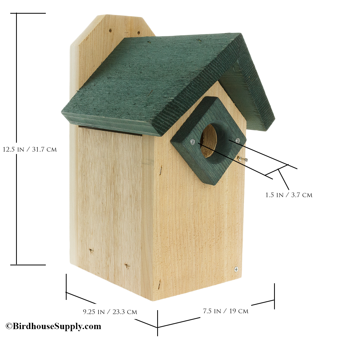 Songbird Essentials Bluebird House with Green Roof